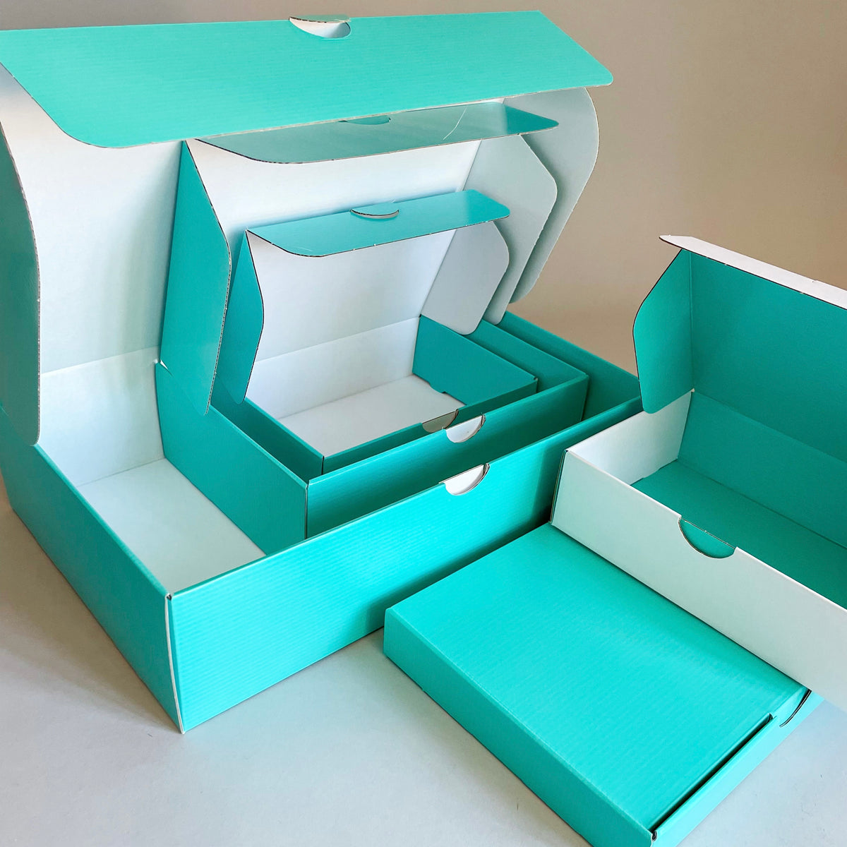 Turquoise Gift, Postal & Hamper Boxes — BoxMart