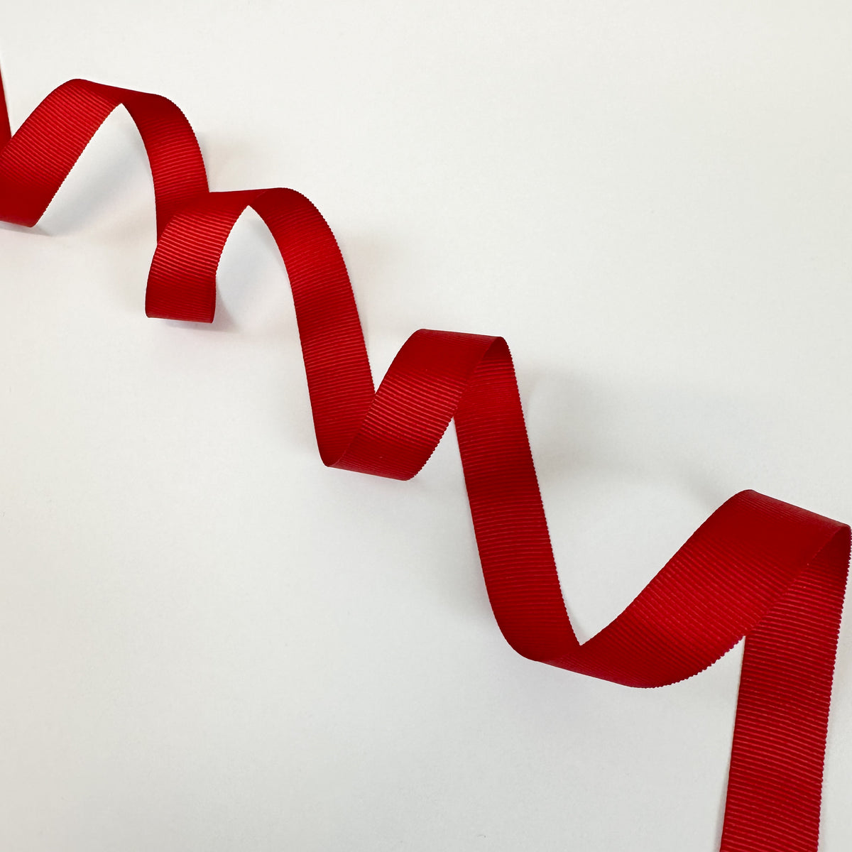 15mm Recycled Grosgrain Ribbon - Red (50m reel) — BoxMart