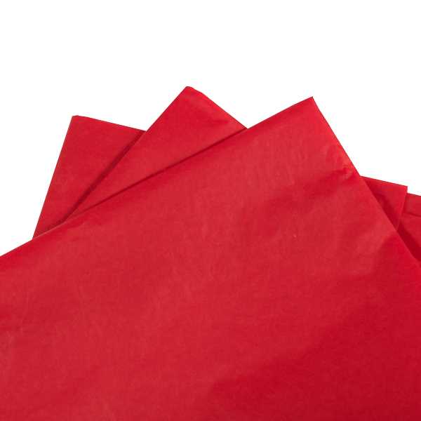 Acid Free Tissue Paper - Red (480 sheets) — BoxMart